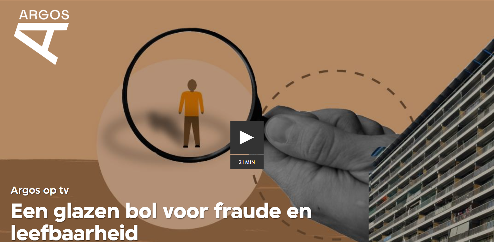 Kijktip: een glazen bol voor fraude en leefbaarheid | Jan Van Hee